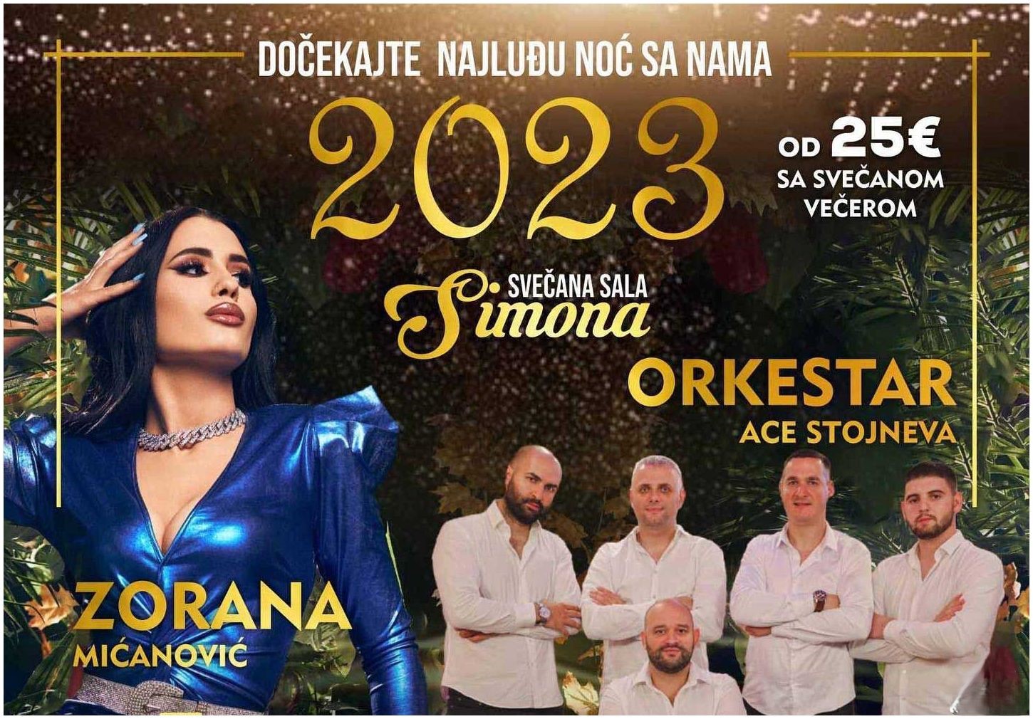 Zorana Mićanović Doček Nove godine